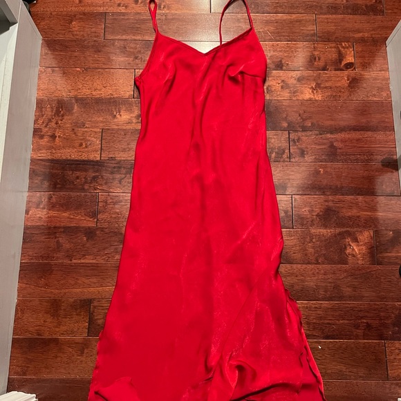 Dresses | Red Slip Dress | Poshmark
